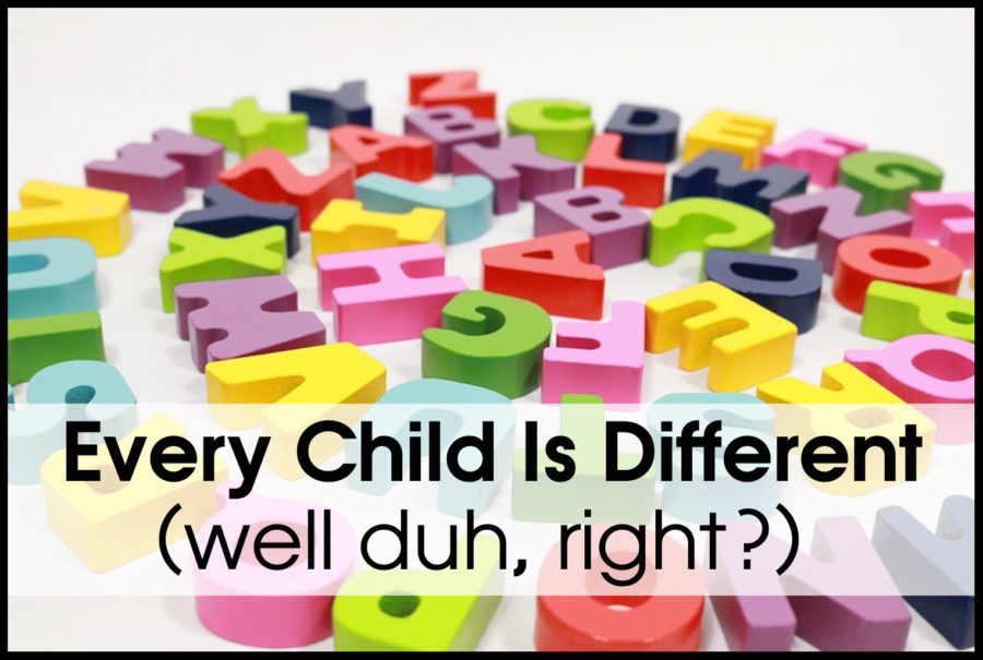 Every Child Is Different – Homeschooling2e