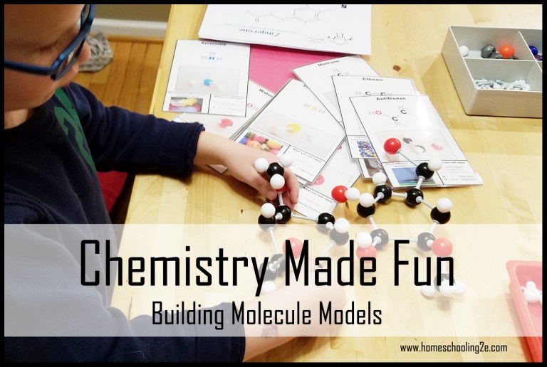 Chemistry Made Fun: Building Molecule Models – Homeschooling2e